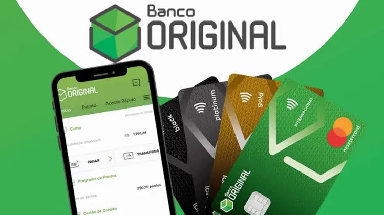 Conta Digital do Banco Original - DIN com Economia